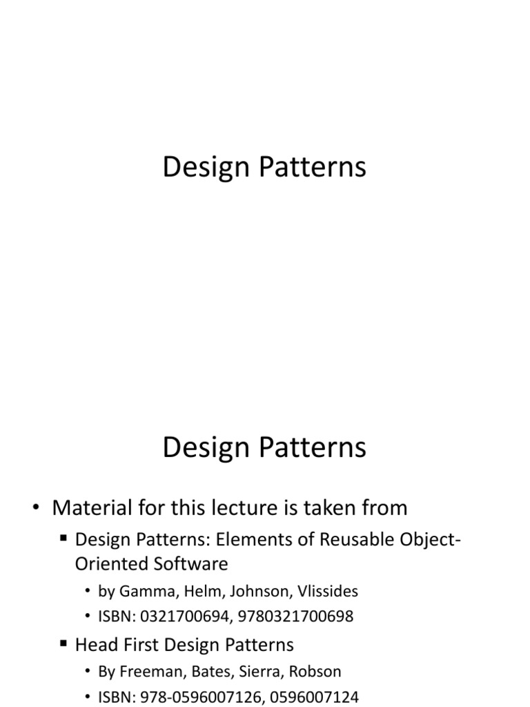 Design Patterns Java 3 Download Free Pdf Inheritance Object Oriented Programming Class 7506