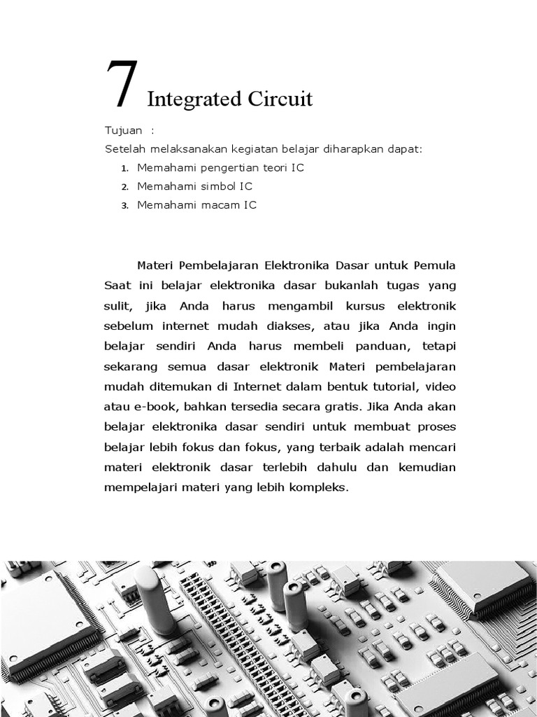 Panduan Dasar IC untuk Pemula | PDF