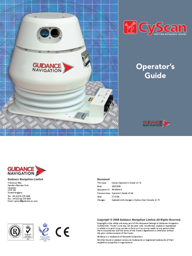 CyScan Operators Guide V3.7a | PDF | Computer Keyboard | Image Scanner