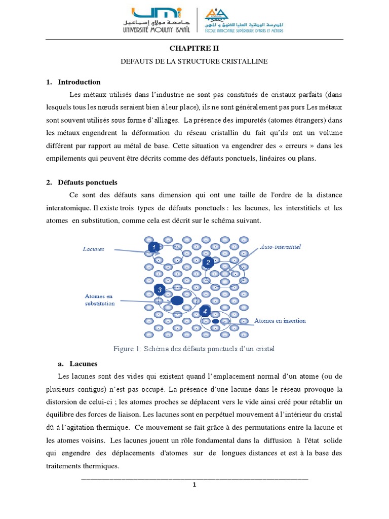 Dislocation Coin dans les Métaux | PDF | Dislocation | Défaut cristallin