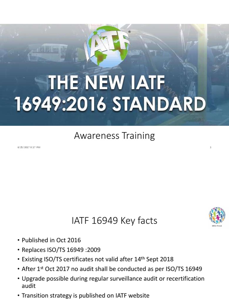 IATF Awareness | PDF | Quality Management System | Calibration