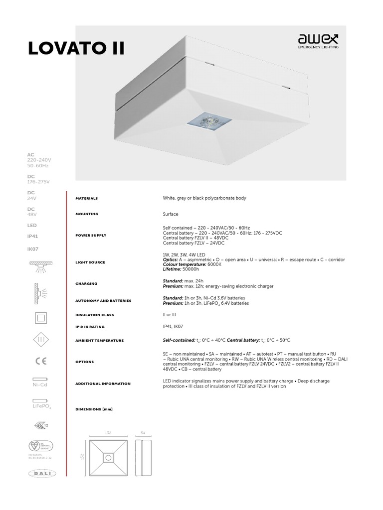 Datasheet LOVATO II v22.1 | PDF | Power Supply | Electricity