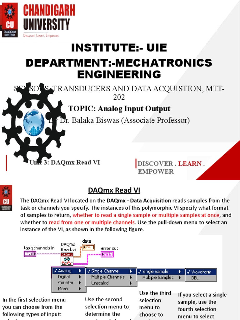 Unit 3 3 Daqmx Read Vi Pdf Data Buffer Computer Hardware