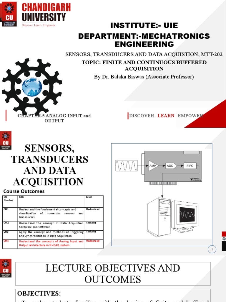 Analog Input/Output in Data Acquisition | PDF | Data Acquisition | Data Buffer