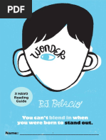 Wonder Comprehension Questions Guide | PDF | Self-Improvement