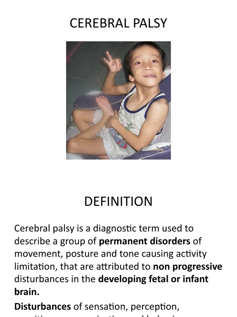 CP Presentation | PDF | Cerebral Palsy | Causes Of Death
