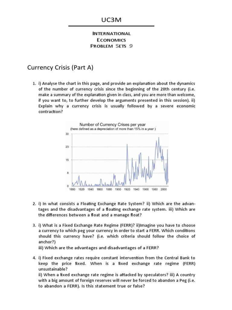 I E P S 9: Nternational Conomics Roblem ETS | PDF