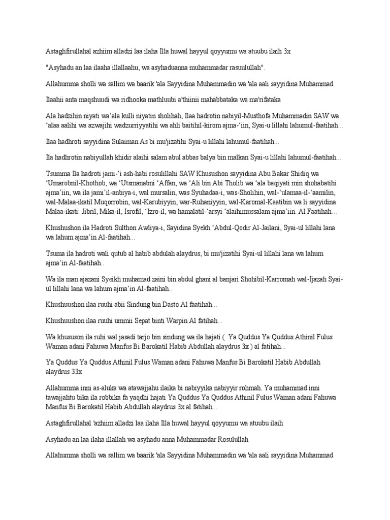 Astaghfirullaha I | Download Free PDF | Islamic Belief And Doctrine