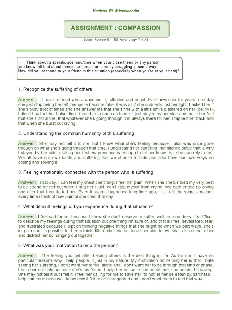 Compassion | PDF | Feeling | Cognitive Science