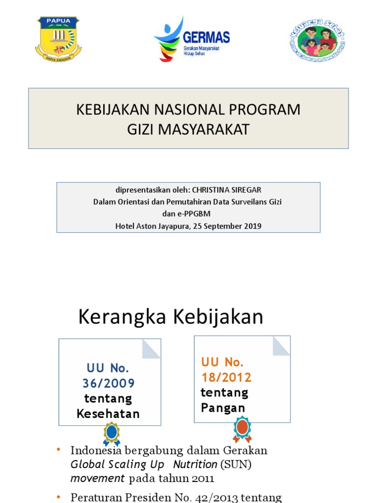 Kebijakan Program Gizi | PDF