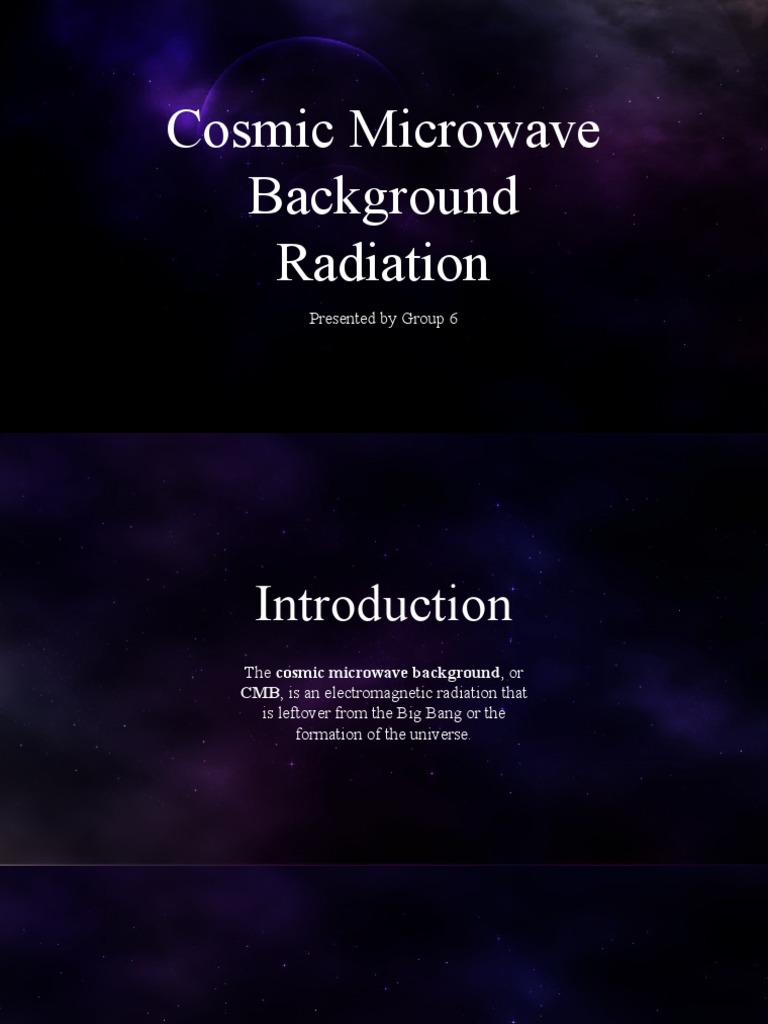 Understanding Today's Cosmic Microwave Background | PDF | Cosmic ...