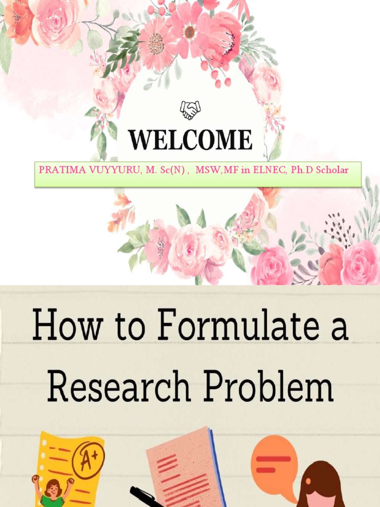 Unit 2 - Research Problem/Question - Pratima | PDF | Dependent And Independent Variables | Nursing