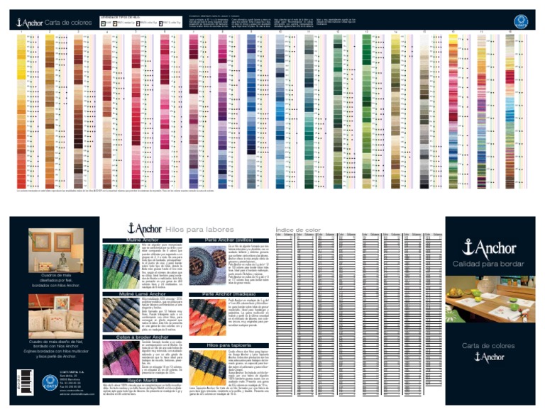 Carta de Colores Anchor | PDF