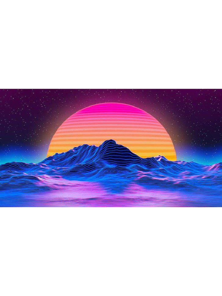 Outrun Vaporwave HD Wallpaper Preview | PDF