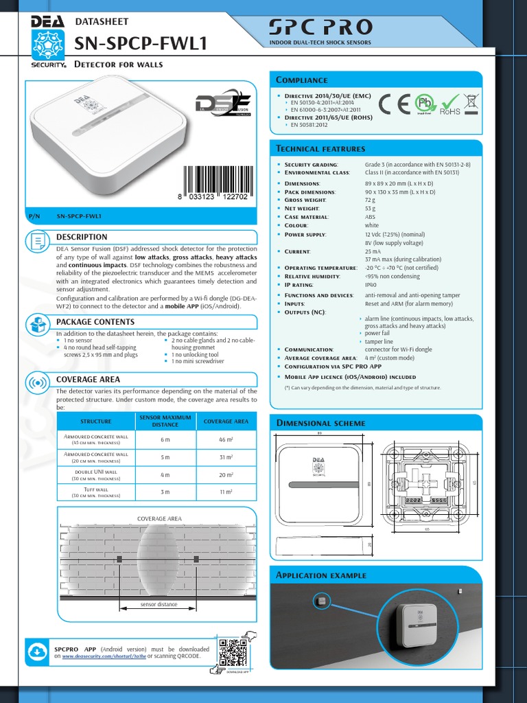 TG SN SPCP FWL1 12da | PDF | Sensor | Mobile App