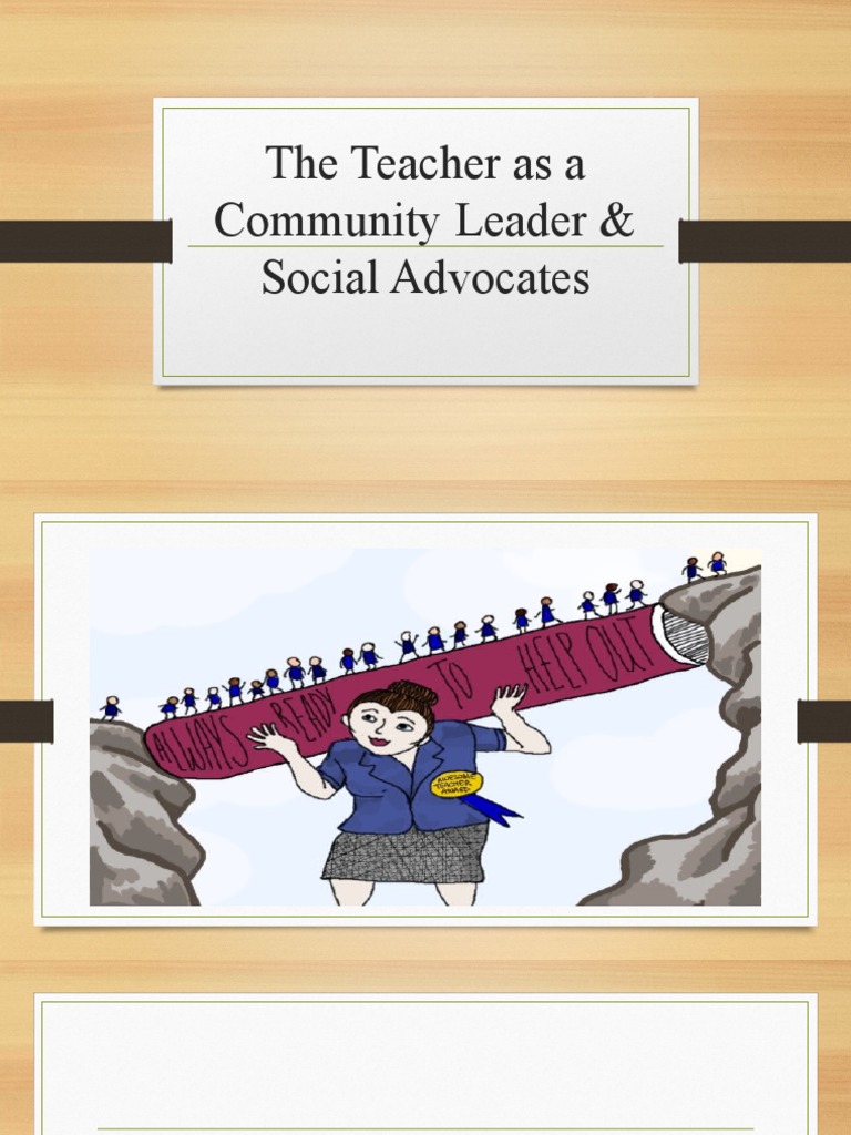 The Teacher As A Community Leader & Social | PDF | Curriculum | Learning