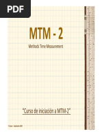 Tablas MTM | PDF | Articulaciones | Cuerpo humano