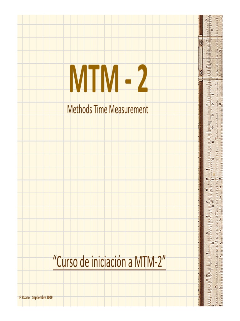 MTM2 Iniciacion Vers02 | PDF | Mano | Músculo esquelético