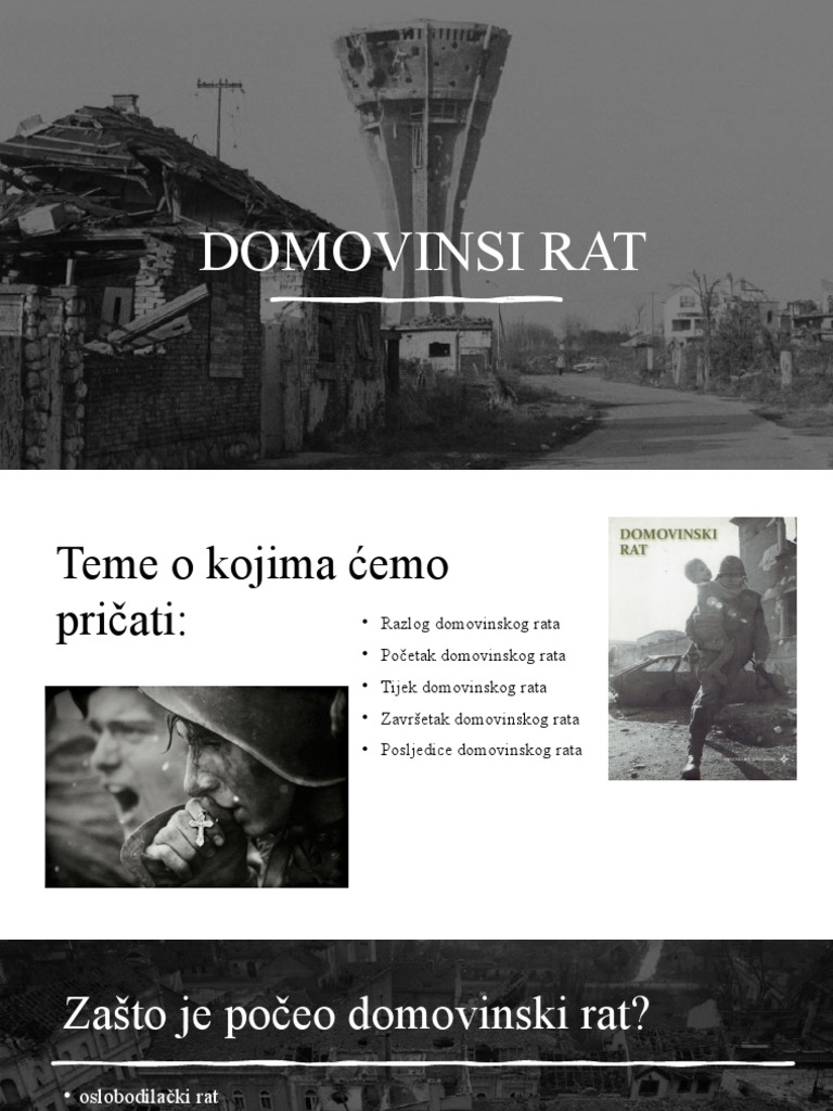 Domovinski Rat | PDF