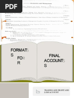 Format of Profit and Loss Account | PDF | Expense | Balance Sheet