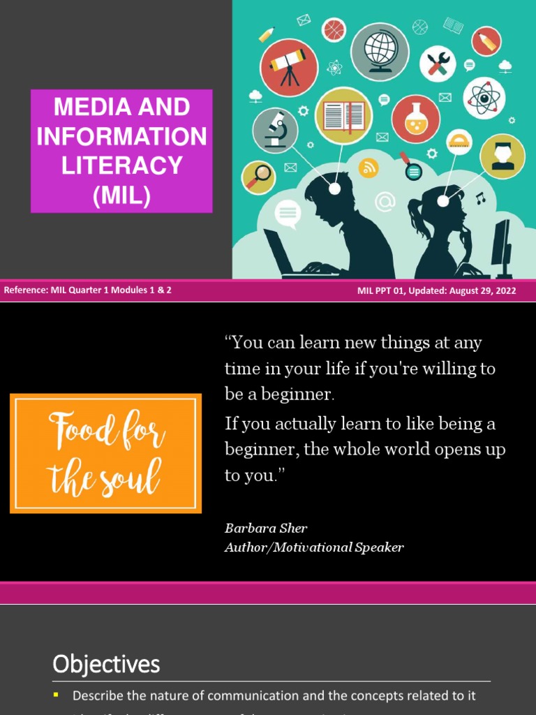 MIL PPT Modules 1 and 2 | Download Free PDF | Communication | Information