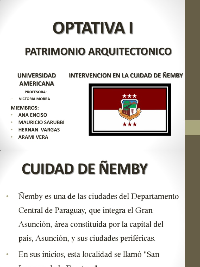 Optativa I Patrimonio Arquitectonico Gr70 | PDF
