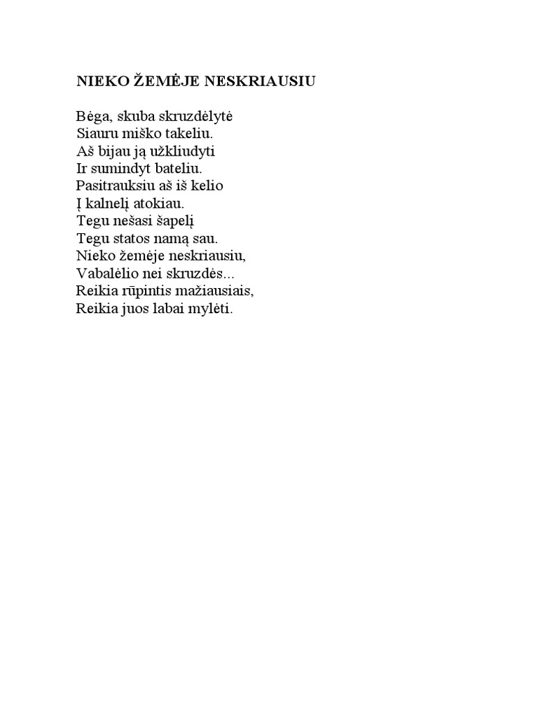 Vaikiski Eilerasciai | PDF