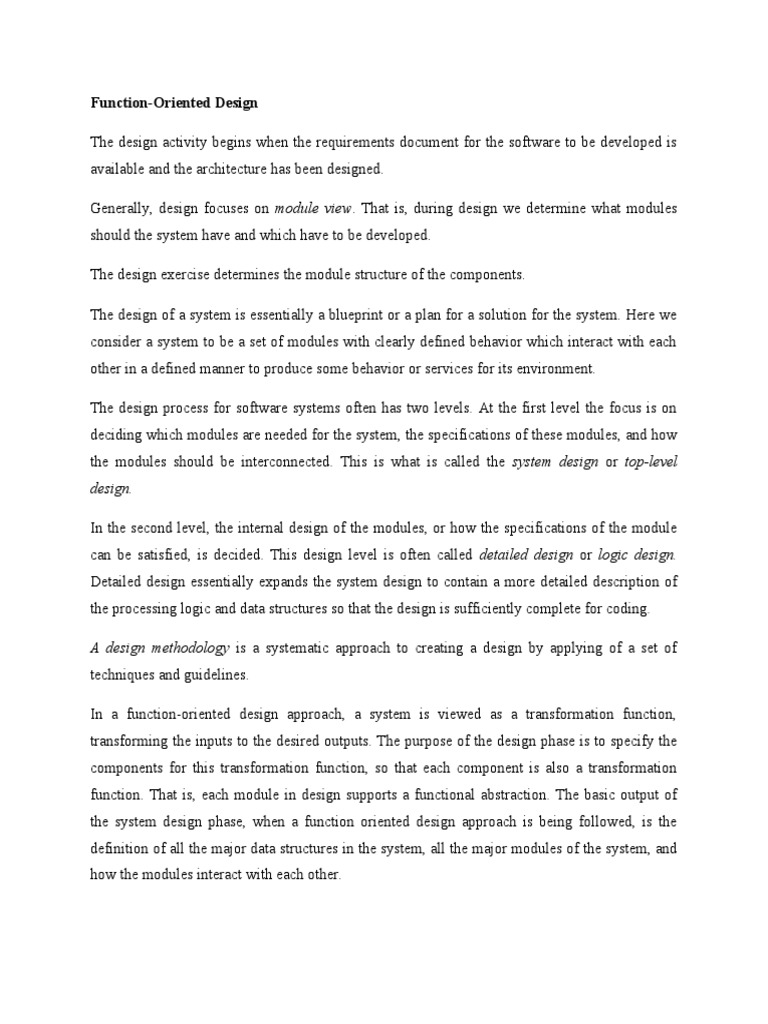 Software Engineering Notes Unit 3 Notes Part 2 Pdf System Abstraction Computer Science