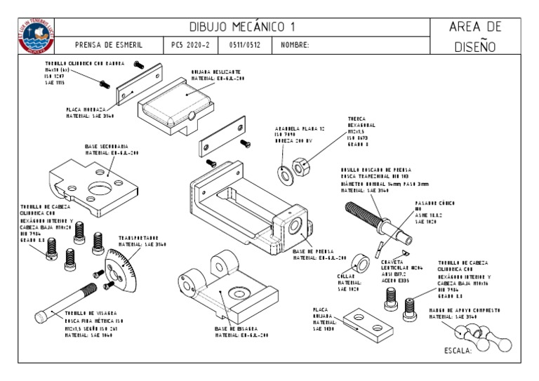 Vista Explosionada | PDF | Tornillo | Componentes