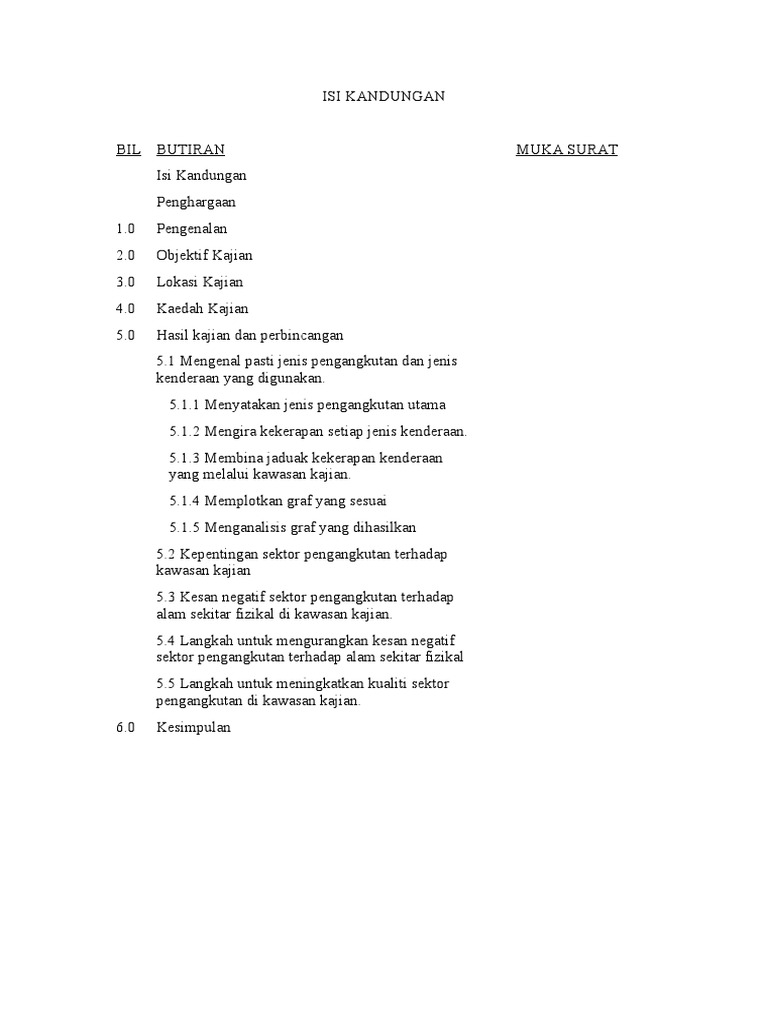 CONTOH - KK GEO STPM SEM 3 | PDF