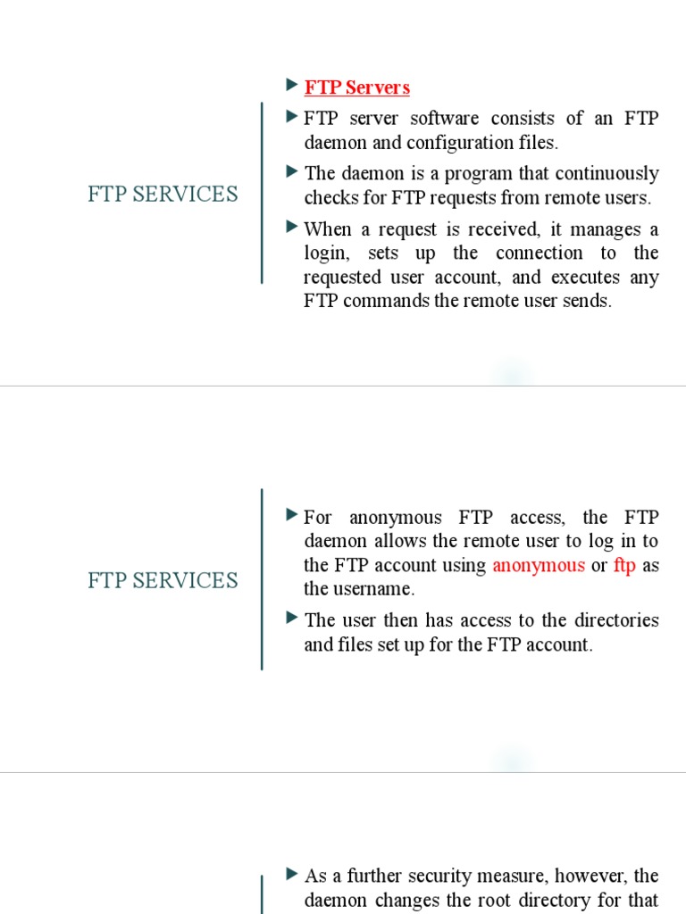 Lecture Notes Unit 2 (FTP) Network Administration | PDF | File Transfer ... Lecture Notes Unit 2 (FTP) Network Administration | PDF | File Transfer ...