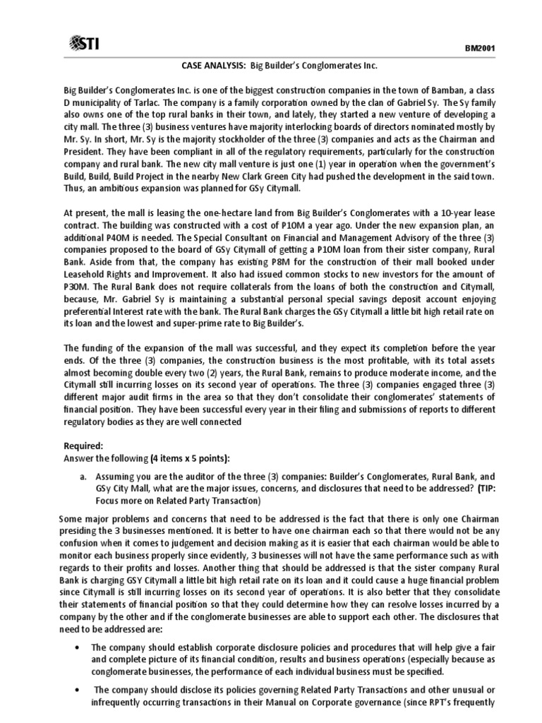 02 Task Performance 1 | PDF | Banks | Corporate Governance