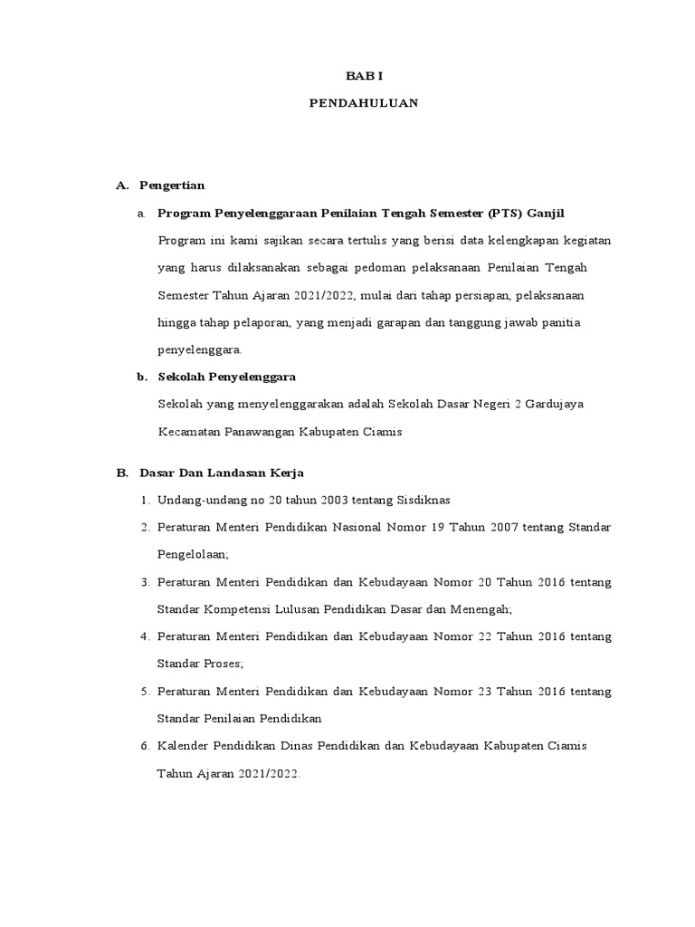 Program PTS | PDF | Karier & Perkembangan