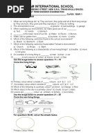 Primary 1 First Term Exam Questions | PDF | Plants
