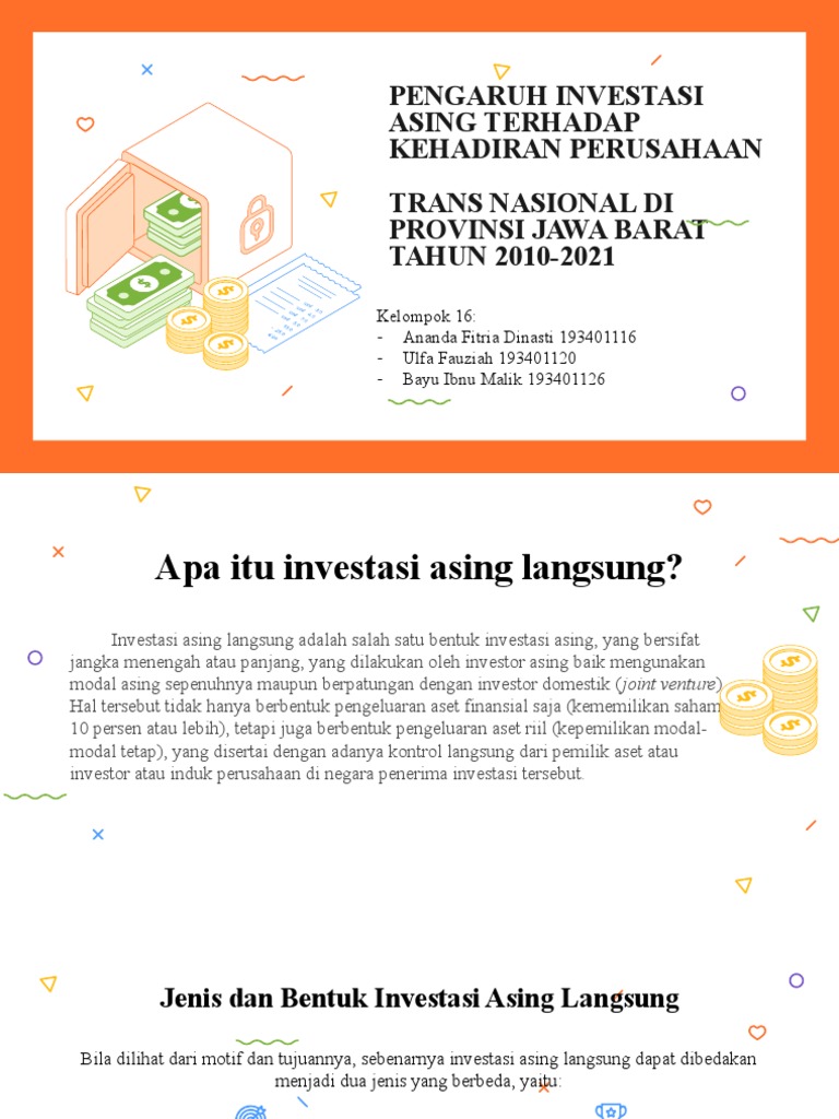 Pengaruh Investasi Asing di Jawa Barat | PDF | Bisnis | Pengelolaan ...