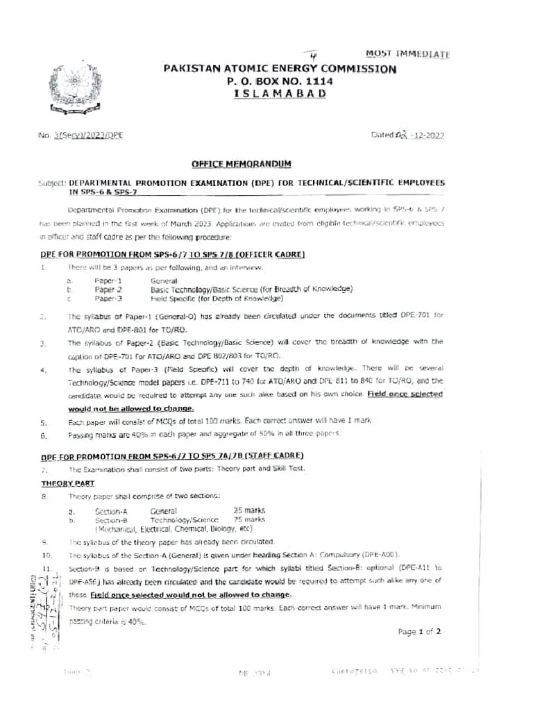 Letter For DPE PDF | PDF