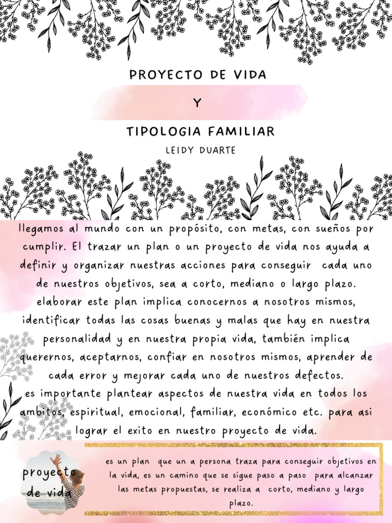 Actividad 1 Proyecto De Vida Pdf