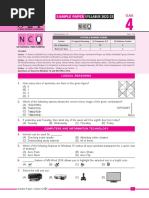 Icso Sample Paper Class-4 2025-26 | PDF | Printer (Computing) | Computing