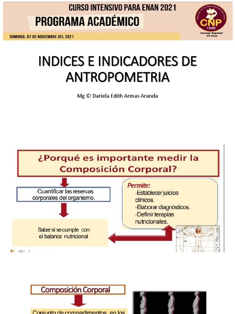 Indices e Idicadores de Antropometria | PDF | Tejido adiposo | Músculo esquelético