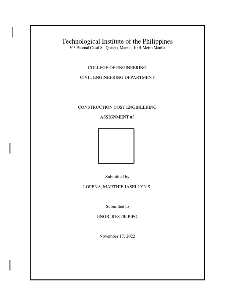 Cem 303 Ass3 Lopena | PDF