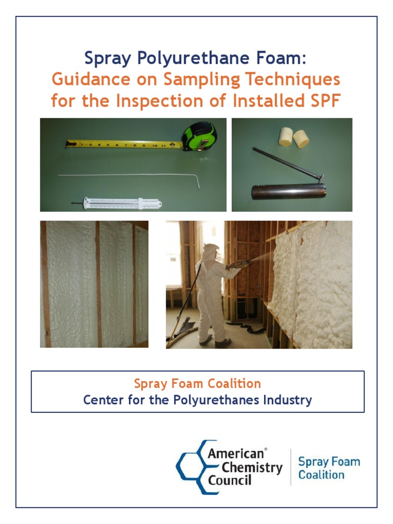 Guidance On Sampling Techniques For The Inspection of Installed Spray ...