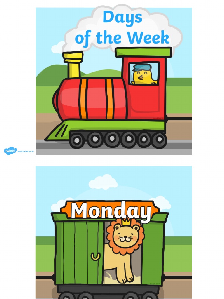 Days of The Week On An A4 Train | PDF