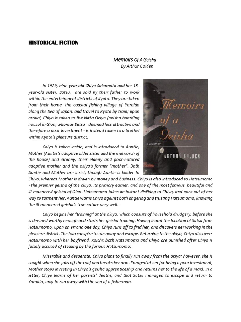 Memoir | PDF | Geisha