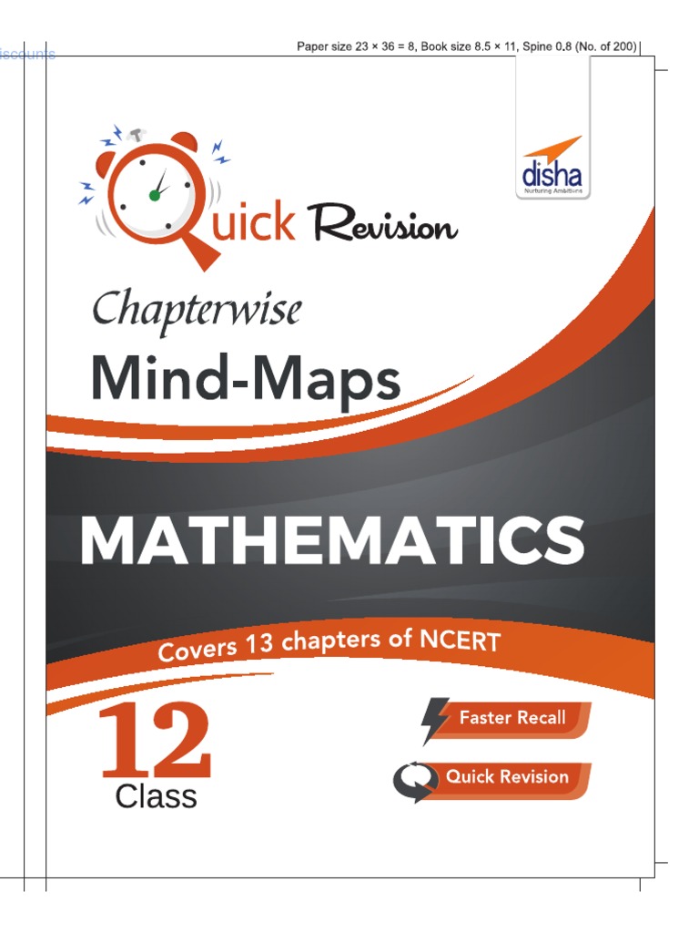 DISHA Mind Maps For Maths Jee2021 | PDF