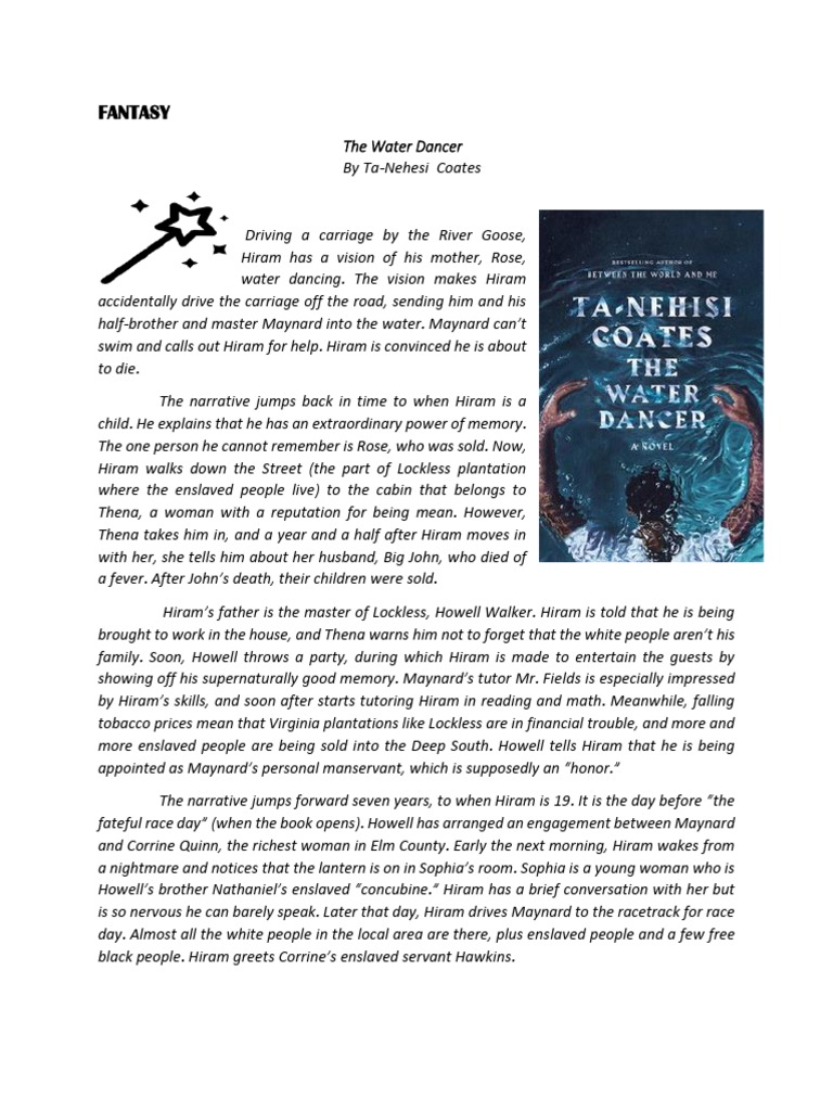 The Water Dancer | PDF