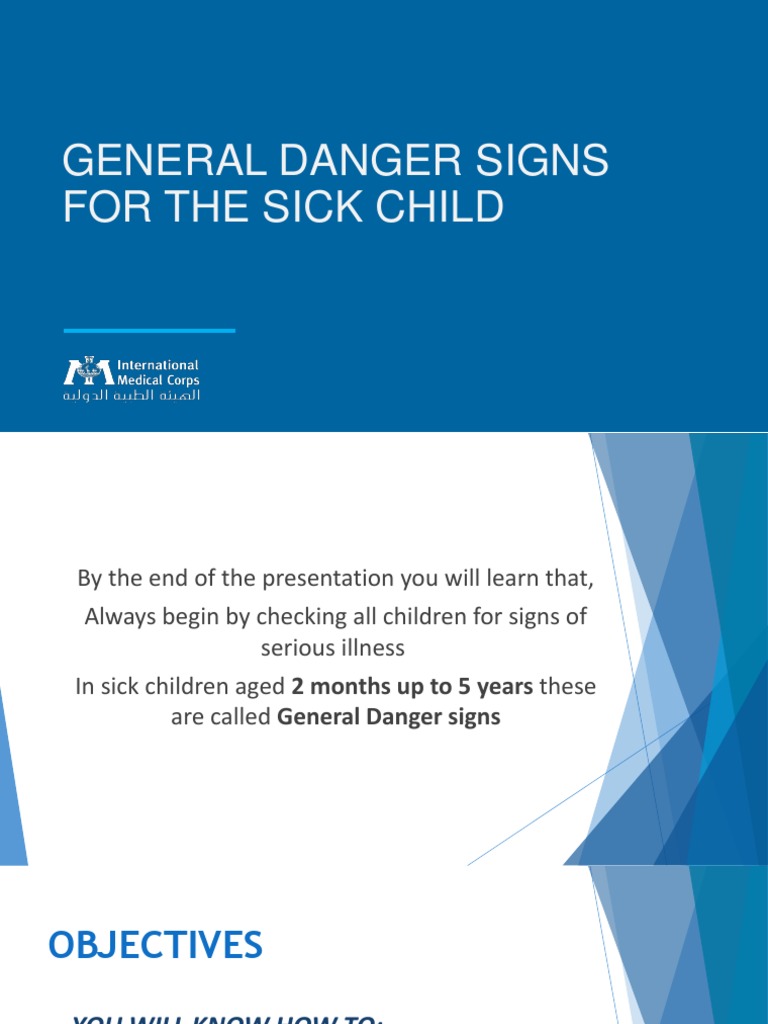 1 General Danger Signs | PDF | Caregiver | Grandparent