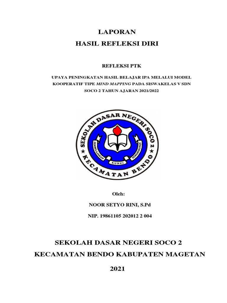 REFLEKSI PTK Mind Maping | PDF