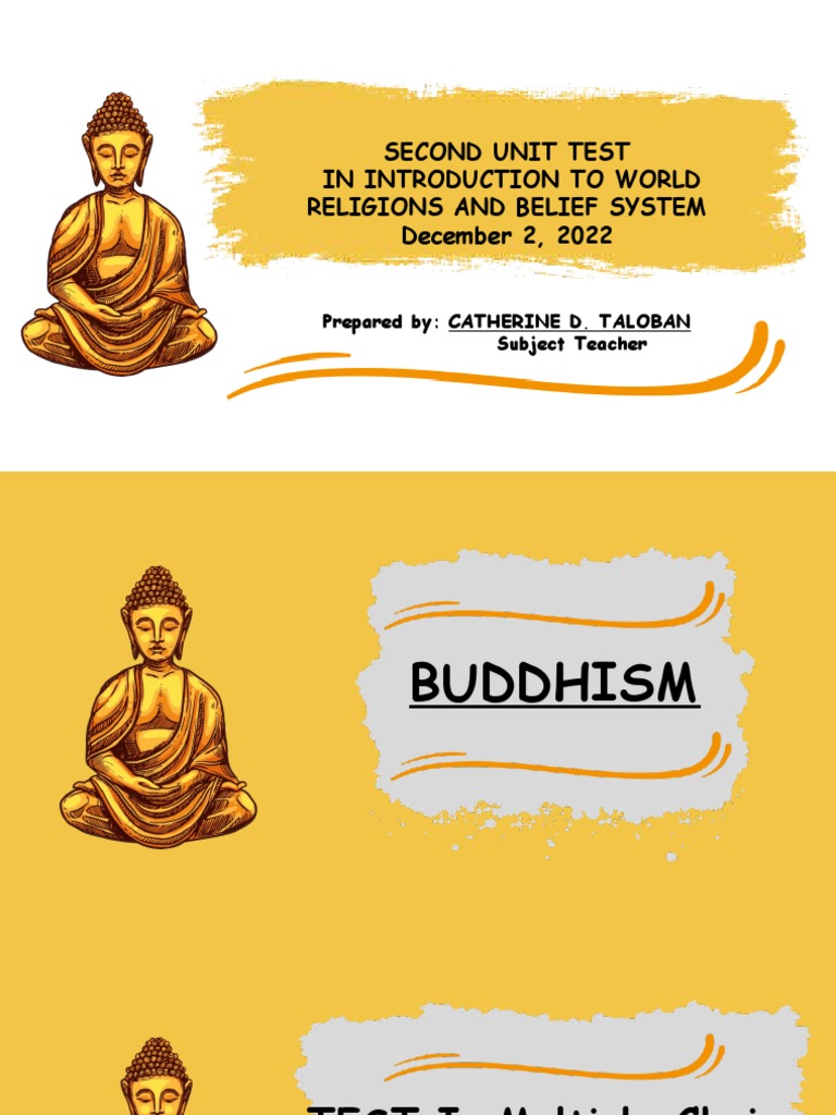 Buddhism Quiz | PDF