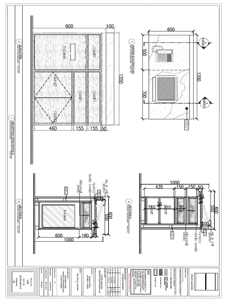 WAITER STATION DETAILS R1 Layout1 (1) | PDF