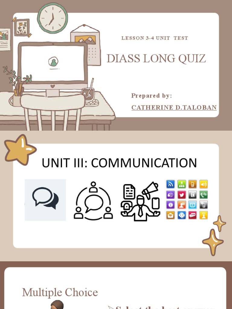 Diass 2nd Quiz Lesson3 4 Download Free Pdf Mass Media Telecommunications